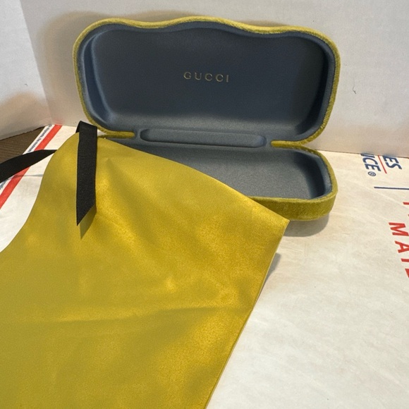 Gucci | Accessories | Gucci Sunglasses Case Eyeglass Case With Pouch ...